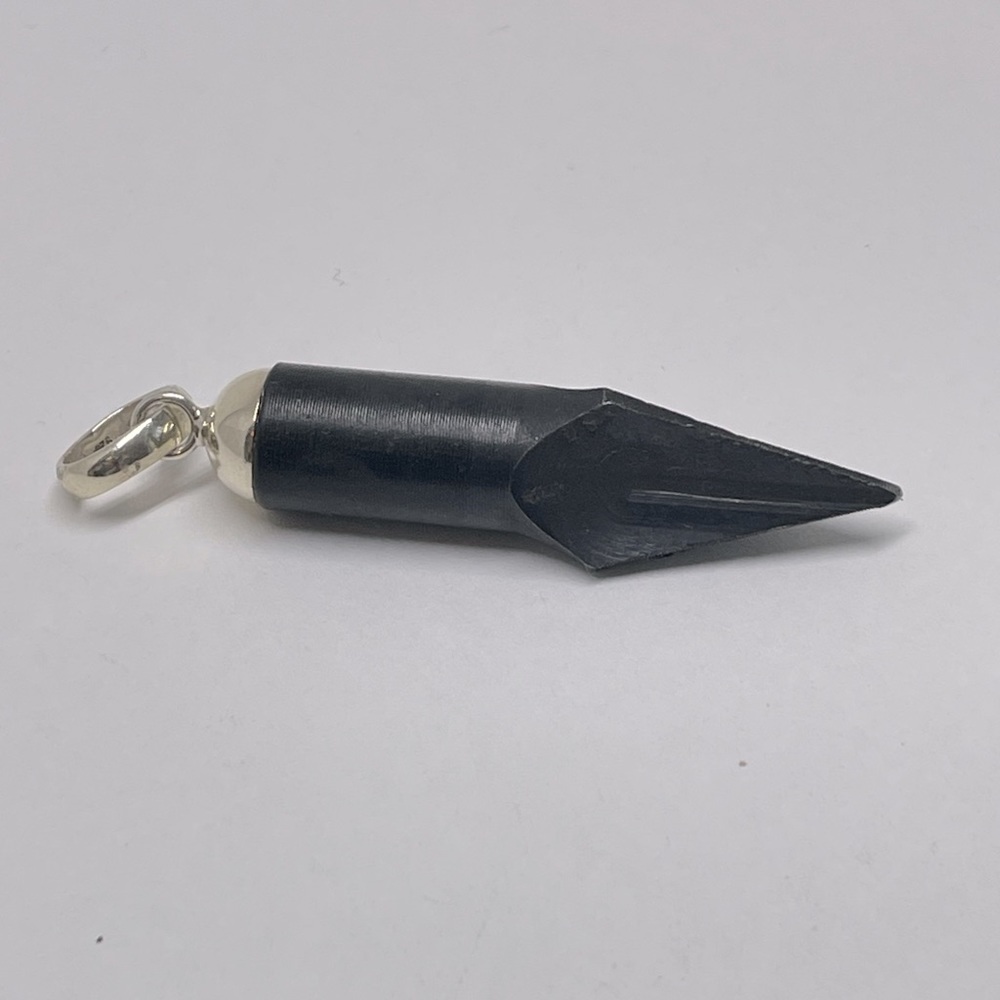 Long Bow Arrow Head Pendant - Gem